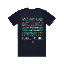 Connecting to Each Other T-Shirt - Navy (Unisex)