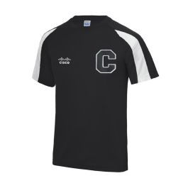 Team Cisco Soccer Jersery (Unisex) - Black & Grey